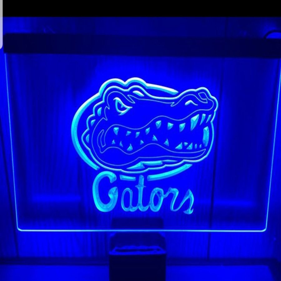Gator LED Neon Sign home decor craft display glowing