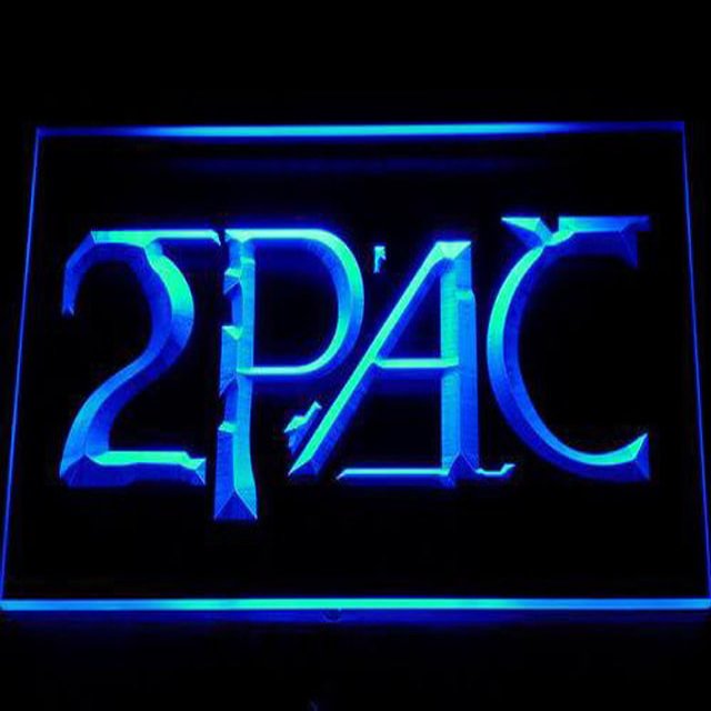 2Pac LED Neon Sign home decor craft