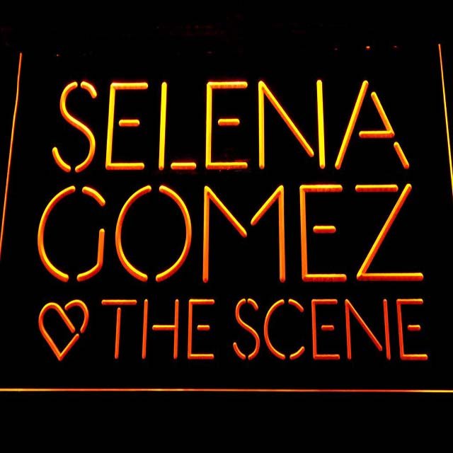 Selena Gomez & The Scene LED Neon Sign home decor crafts