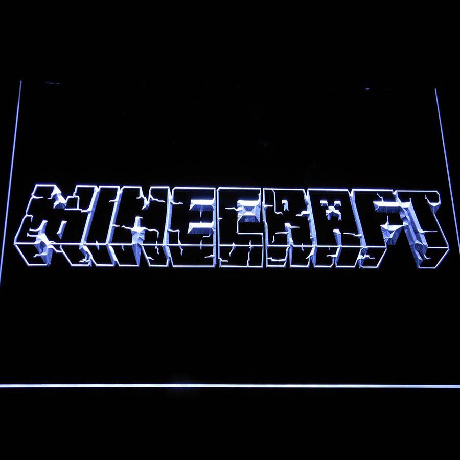 Minecraft LED Neon Sign hang sign the wall decor crafts