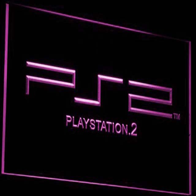 PlayStation PS2 LED Neon Sign home decor crafts