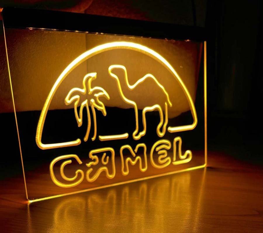 CAMEL LED Neon Sign Home Decor Craft