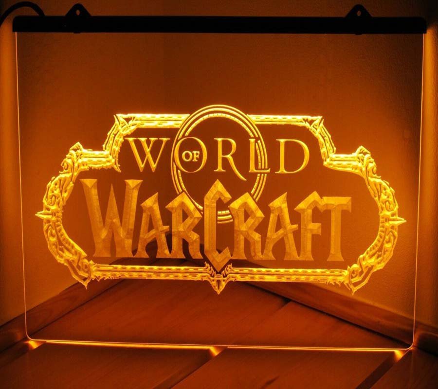 World of Warcraft LED Neon Light Sign