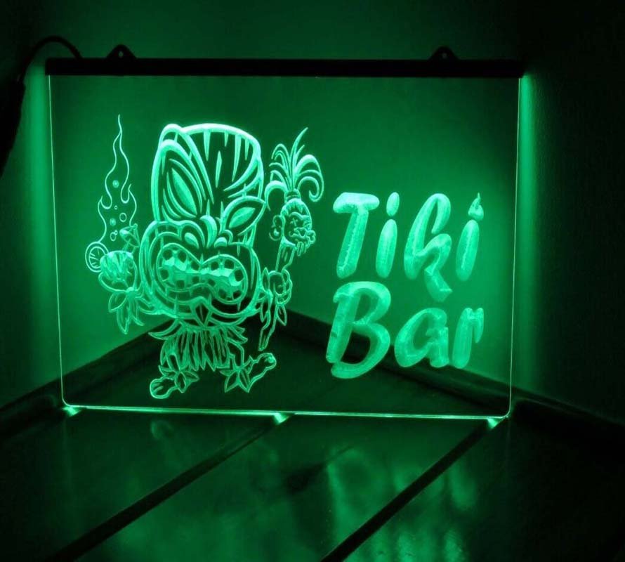 Tiki Bar LED Neon Light Sign