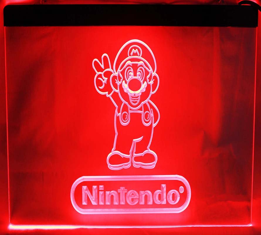 Nintendo Game Room Illuminated LED Neon Sign