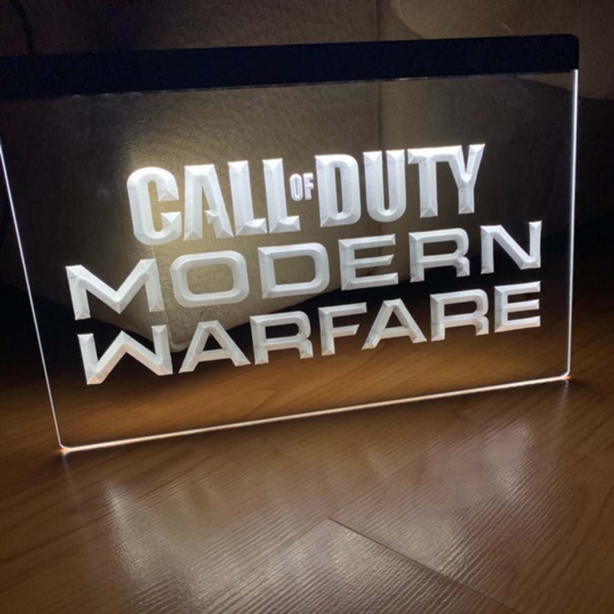 Call of Duty Led Neon Sign Home Decor, Craft Art Glowing