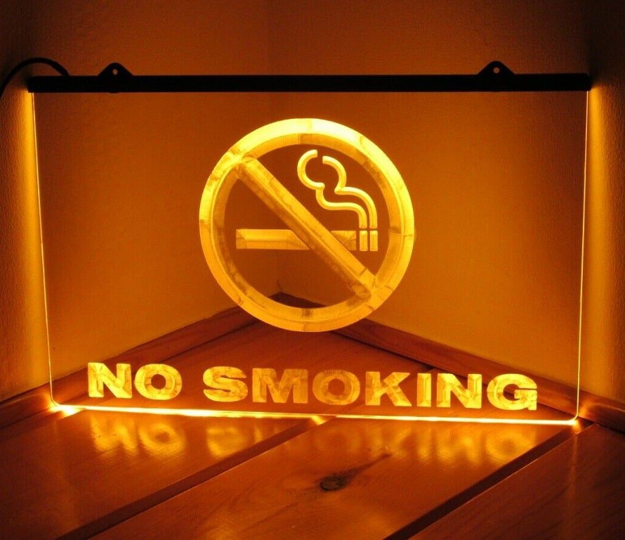 No Smoking Led Neon Sign Home Decor, Office, Lights Décor Art
