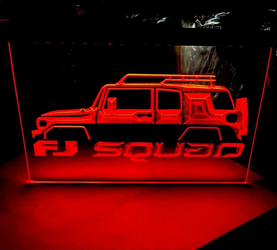 Toyota FJ Led Neon Sign Home Decor, Room, Lights Décor Art