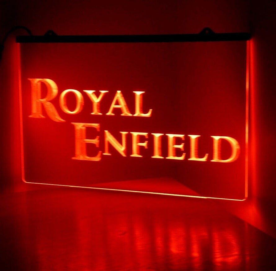 Royal Enfield Motorcycles Led Neon Sign Home Decor, Lights Décor Art