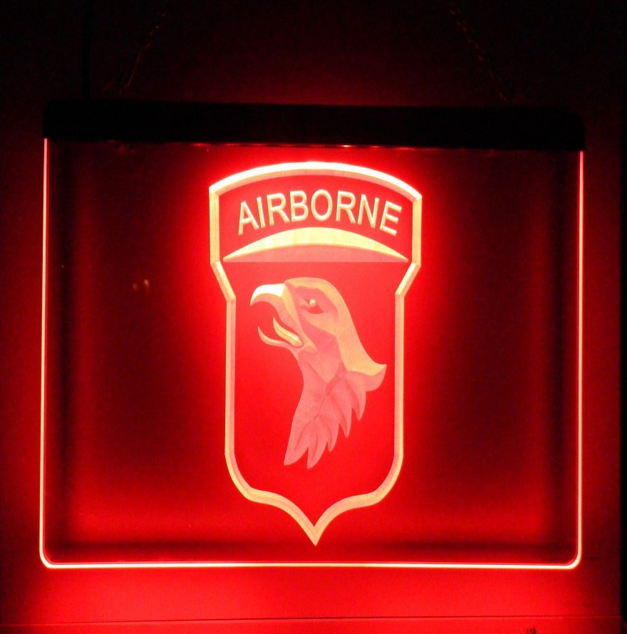 101ST Airborne Division Led Neon Sign Home Decor, Light Décor Art
