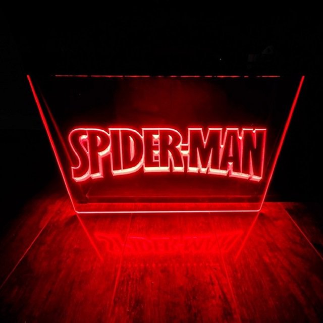 Spider Man Led Neon Sign Home Decor, Lights Decor ArtLed