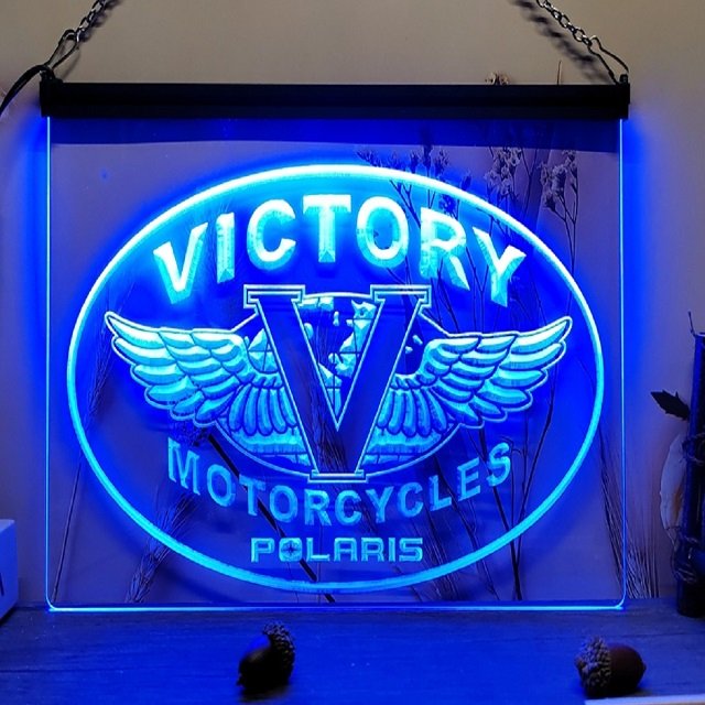 Victory Motorcycles LED Neon Sign decor Luminous Display Glowing