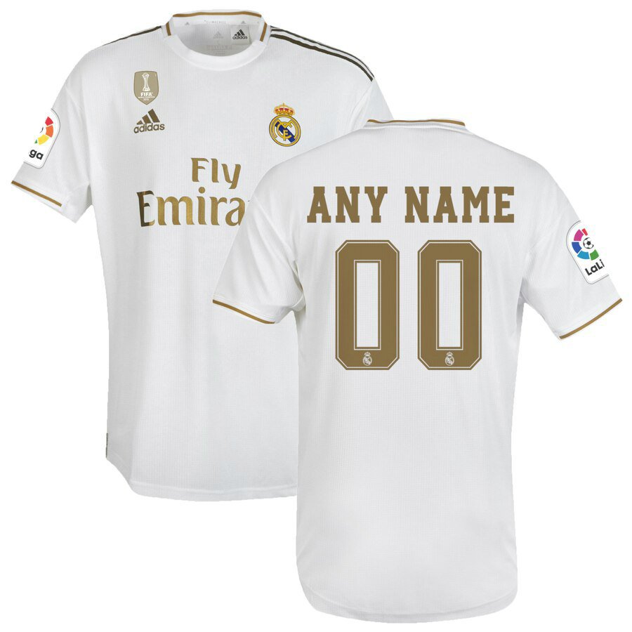 Real Madrid Home White Custom Soccer Jersey