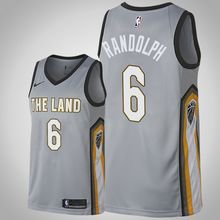 Cleveland Cavaliers #6 Levi Randolph Gray Jersey City