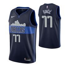 Dallas Mavericks #77 Luka Doncic Navytatementbasketball Jersey