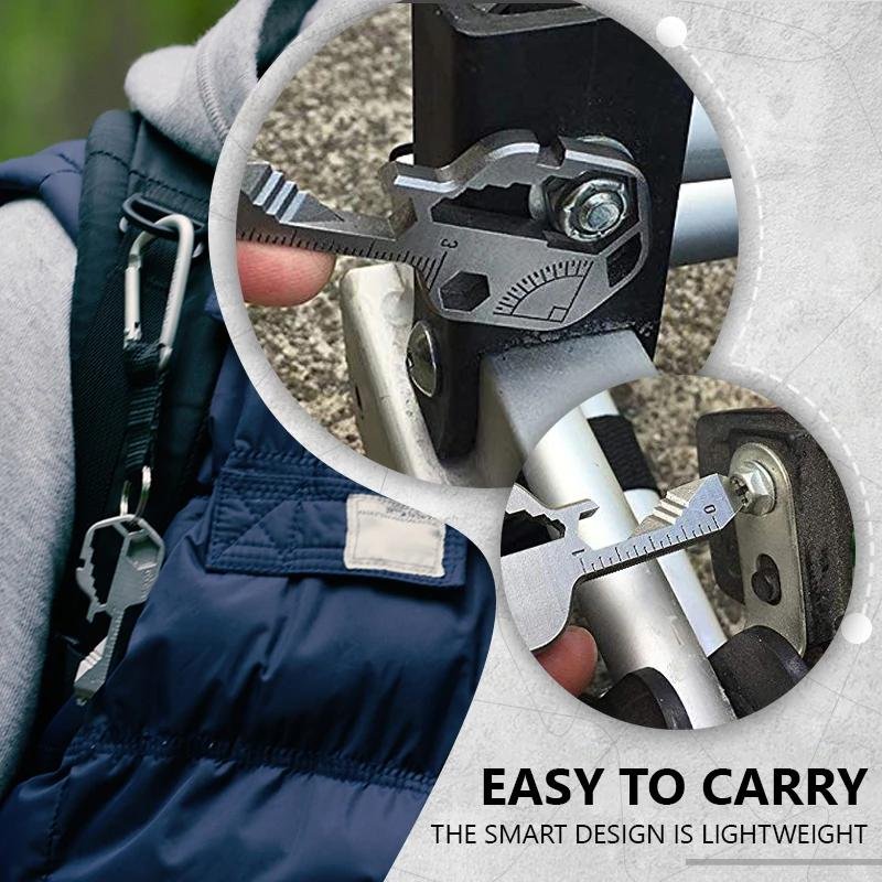 New Multi-Tool Key Multifunctional Key Pendant Wrench Set Universal ...