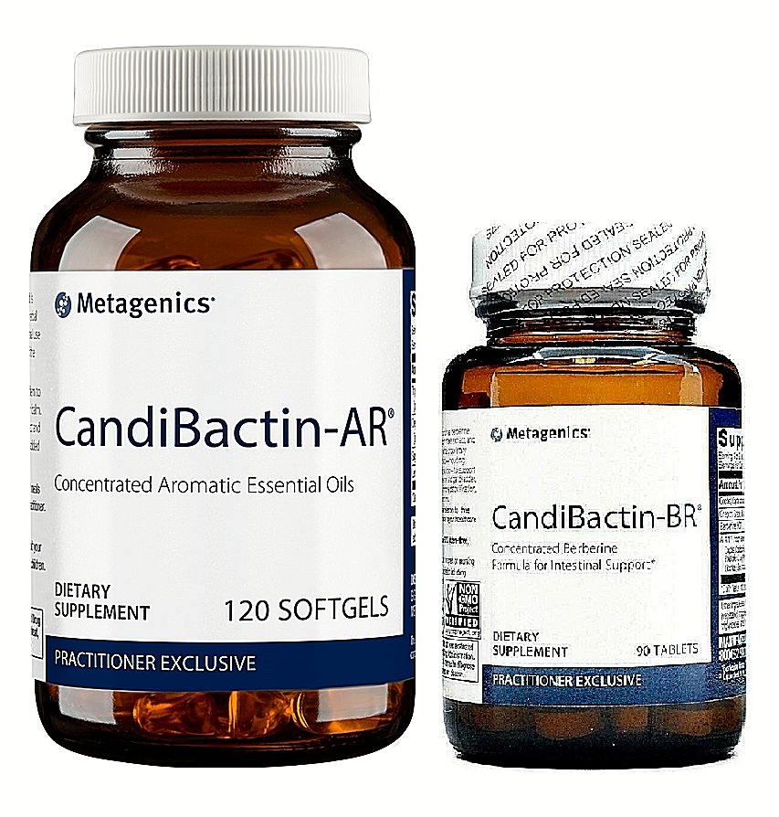CandiBactin AR 120 Softgels | BR 90 Tablets Metagenics Kit 2 Bottles