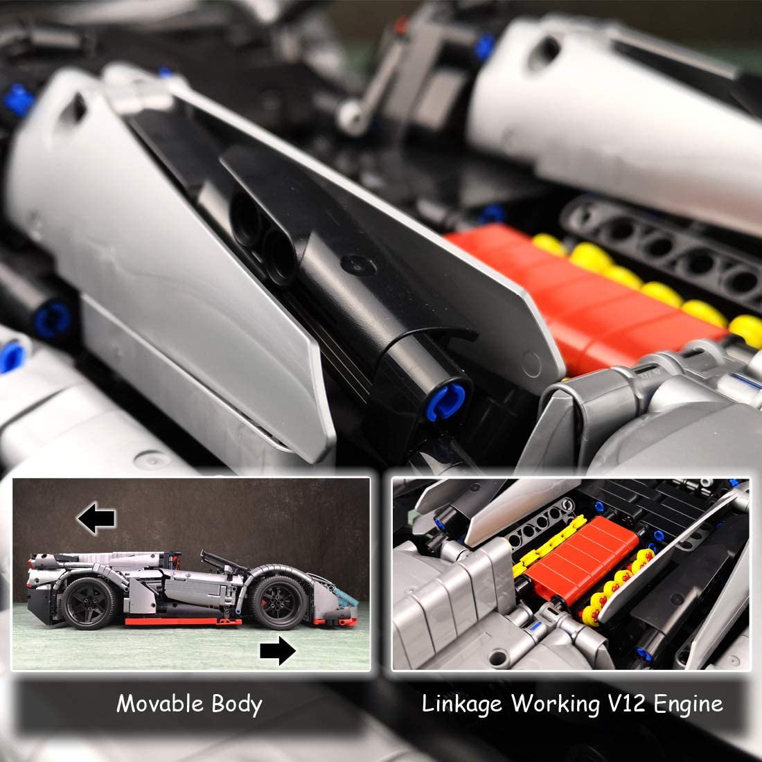 TECHNIC Veneno racing car Series Building Blocks SHIPPING WORLD DHL