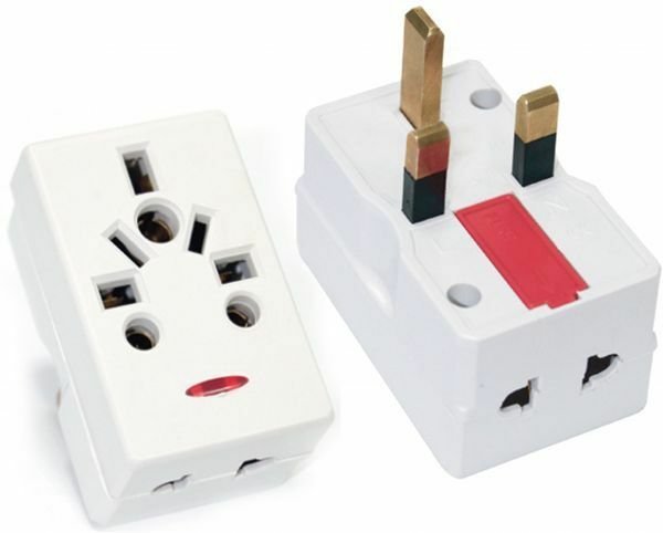 5A 250V Electrical Plug Adapter 3 Way Multi Outlet Receptacle Multi ...