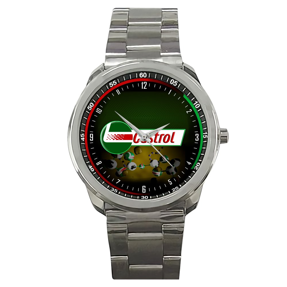 New Castrol Logo Stainless Steel Wrist Watch