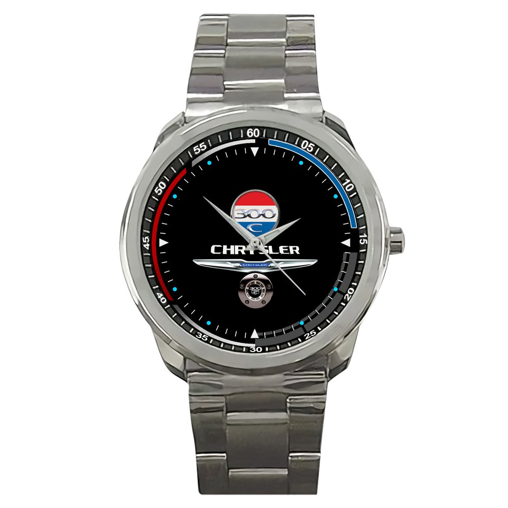 New Chrysler 300c Logo Stainless Steel Wrist Watch
