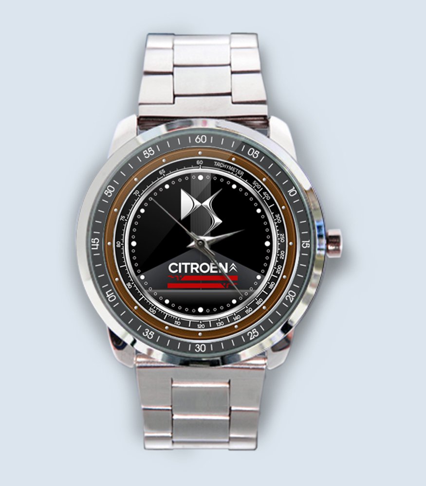 New Citroen Ds Logo Stainless Steel Wrist Watch