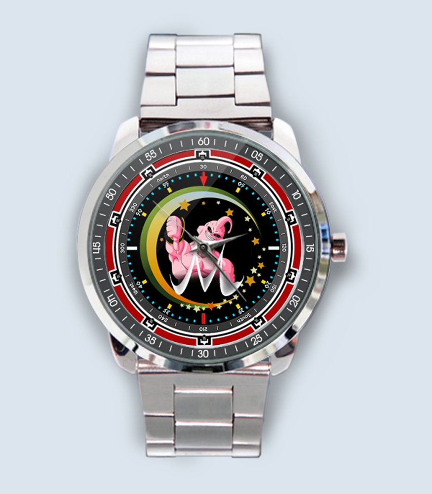 New Dragon Ball Z Evil Majin Buu Stainless Steel Wrist Watch