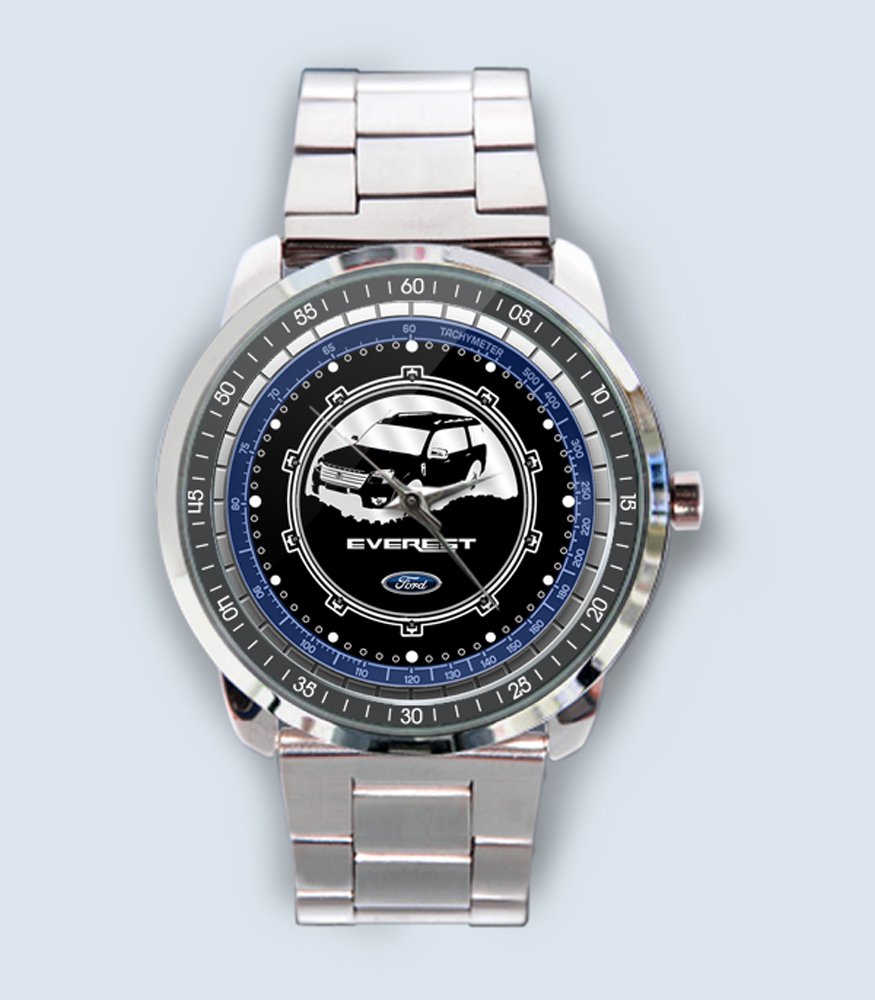 New Ford Ecosport Logo Custom Stainless Steel Wrist Watch