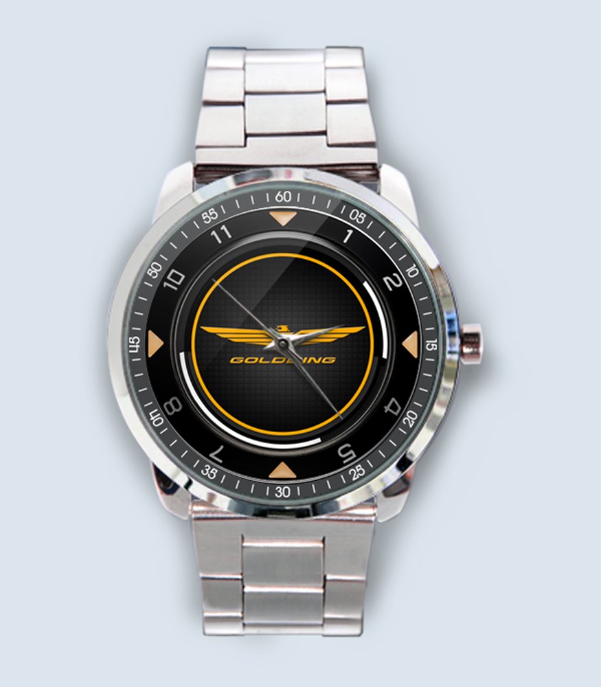 New Honda Goldwing Logo Custom Stainless Steel Wrist Watch