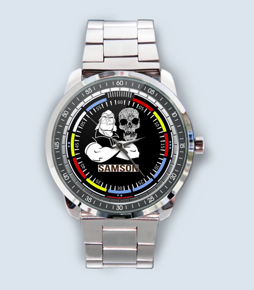 New Venture Brothers Brock Samson Custom Stainless Steel Wrist Watch