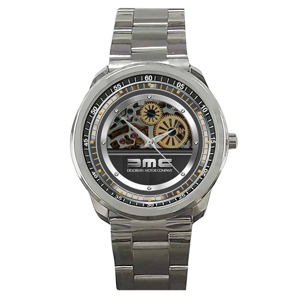 New Delorean DMC Logo Custom Stainless Steel Wrist Watch
