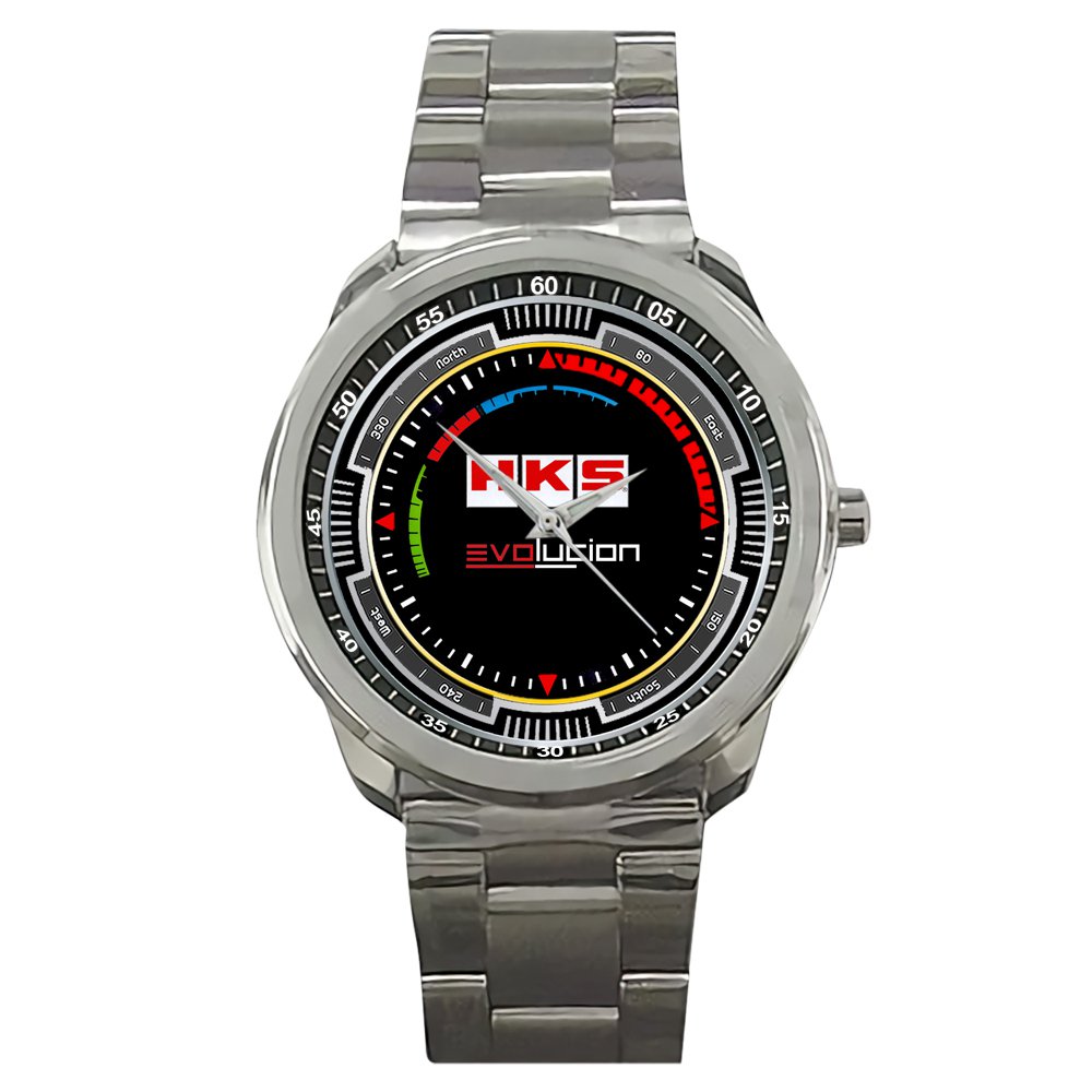 New HKS Evolution Logo 2 Custom Stainless Steel Wrist Watch