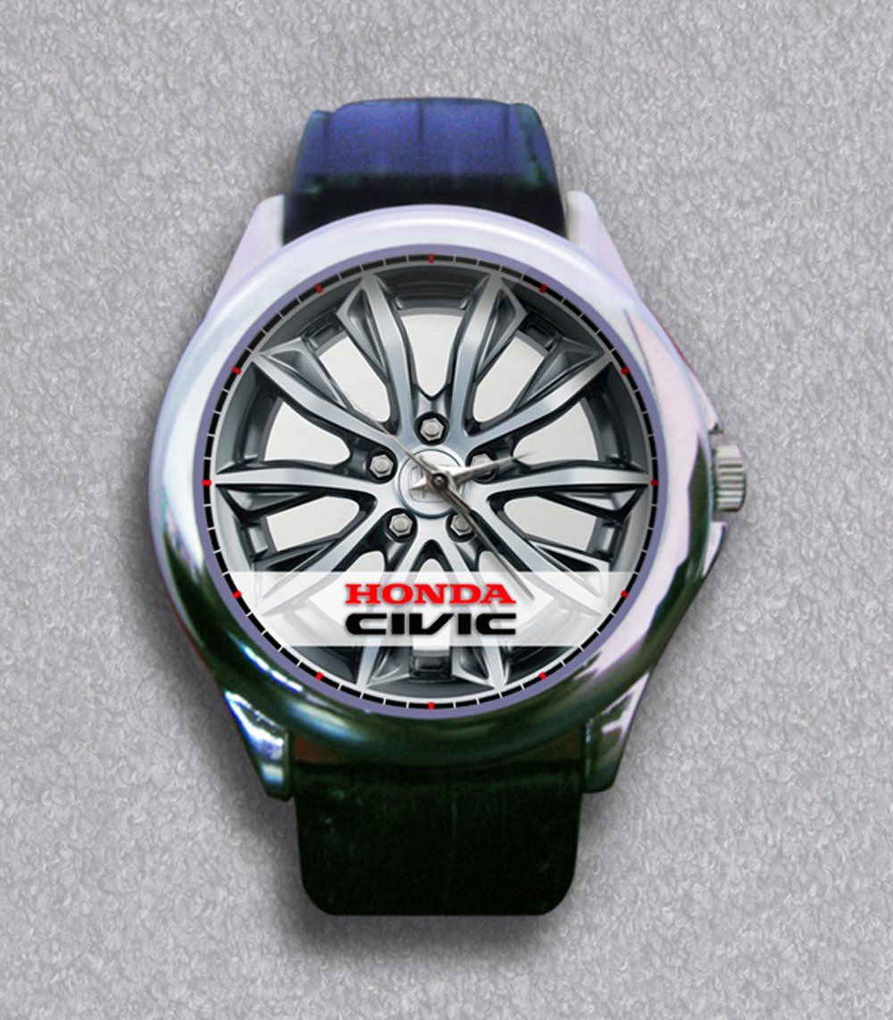 New Rim Honda Grand Civic Leather Wrist Watch