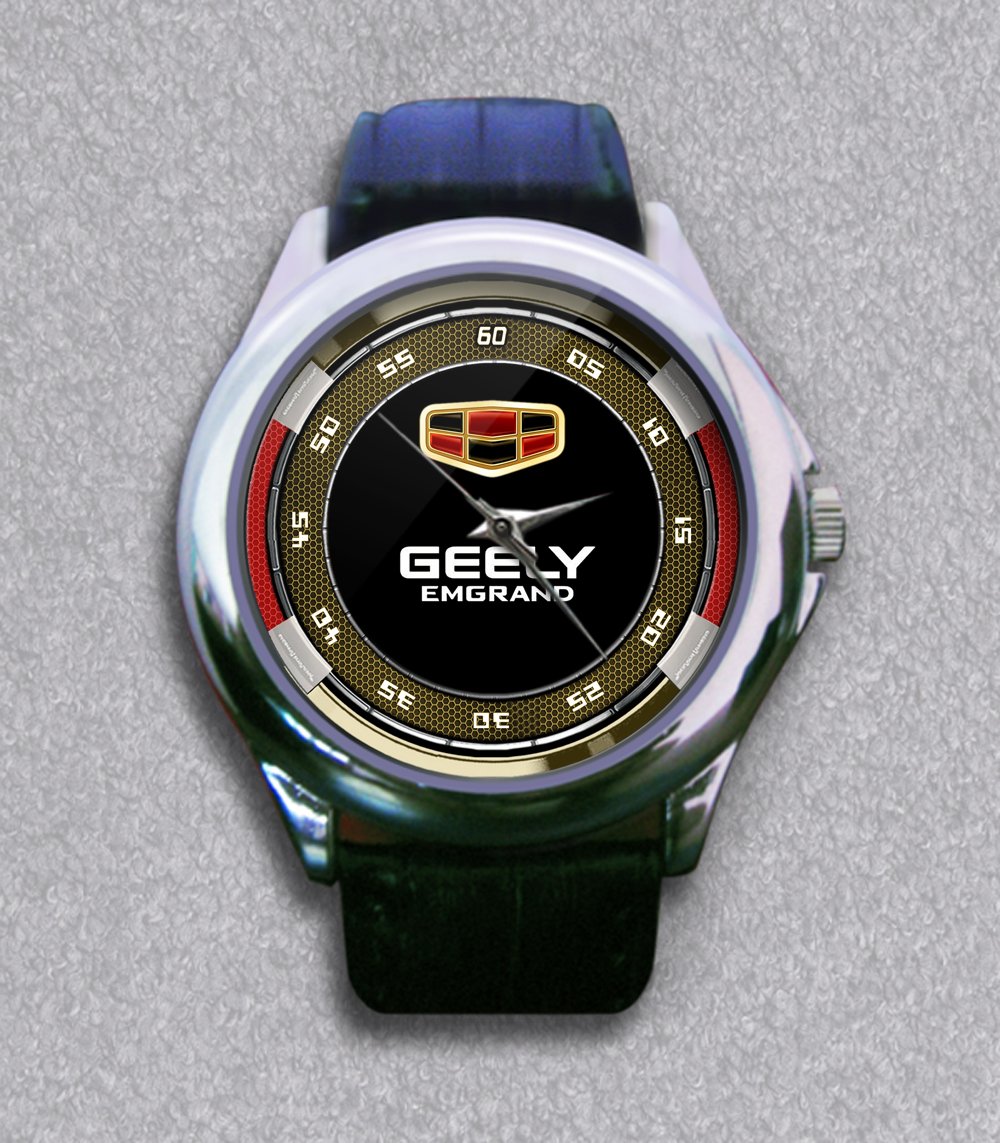 New Geely Emgrand EC7 Logo Team Leather Wrist Watch