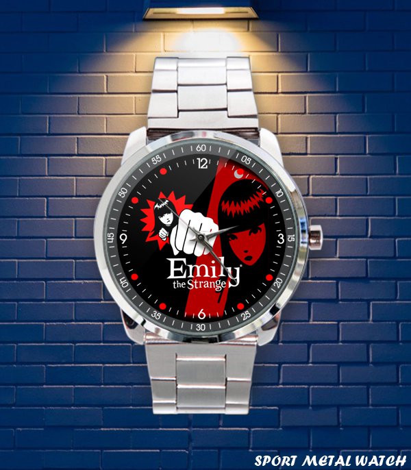 Brand New Emily The Strange Custom Sport Metal Watch by Awalwatchshop