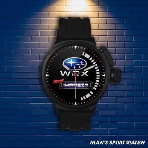 Brand New Subaru Impreza WRX STI Logo Custom Man's Sport Watch by ...