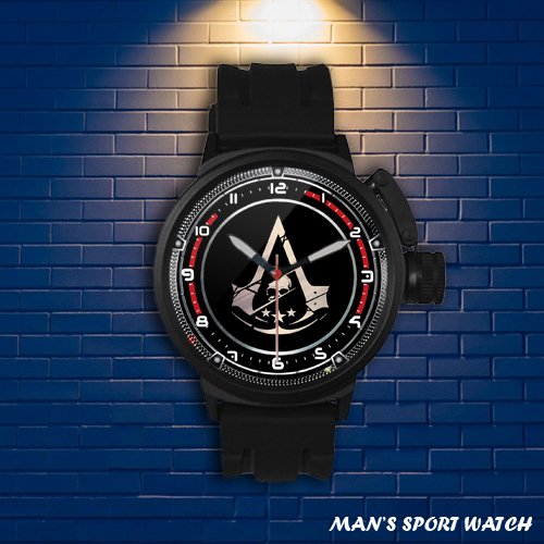 Brand New Assassin's Creed Hybrid Logo Custom Man's Sport Watch by ...