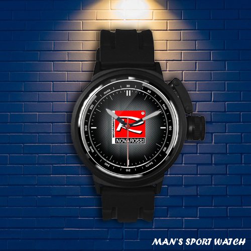 Brand New Novarossi Logo Custom Man's Sport Watch by Awalwatchshop