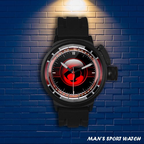 Brand New ThunderCats Lion Logo Custom Man's Sport Watch by Awalwatchshop