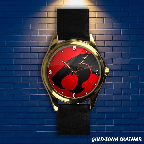 Brand New Thundercats Sport Custom Gold-tone Leather Watch by Awalwatchshop