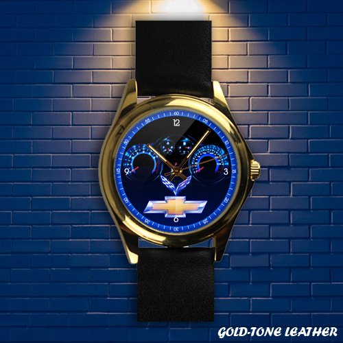 Brand New Chevrolet Speedometer Dashboard Custom Gold-tone Leather ...