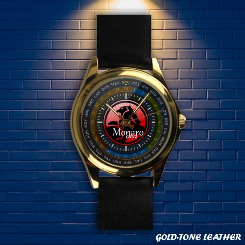 Brand New Holden Monaro Cv8 Z Logo Custom Gold-tone Leather Watch by ...