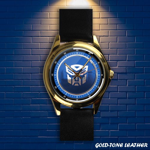 Brand New Transformers Autobot Custom Gold-tone Leather Watch by ...