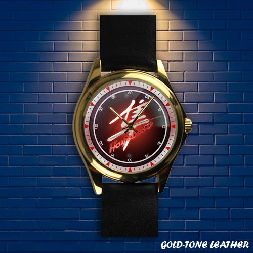 Brand New Suzuki Hayabusa Custom Gold-tone Leather Watch by Awalwatchshop