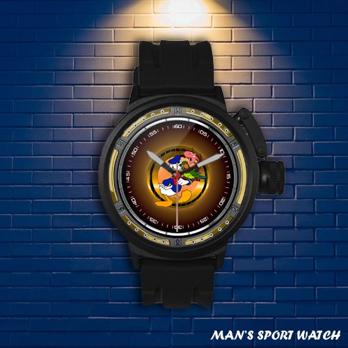 Brand New Donald Duck Cartoon Character Comics Custom Man's Sport Watch ...