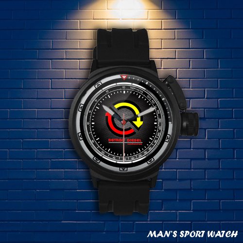 Brand New Edition Detroit Diesel Engine Custom Man's Sport Watch by ...