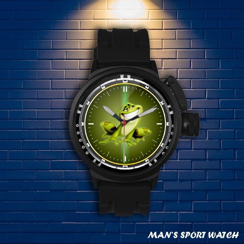 Brand New Green Kermit Frog Froggy Custom Man's Sport Watch by ...