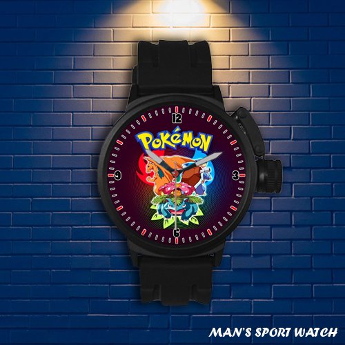 Brand New Pokemon Charizard Blastoise Venusaur Anime Custom Man's Sport ...