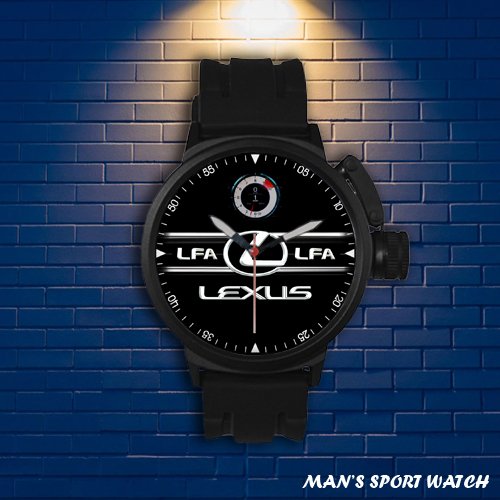 Brand New Lexus-LFA Cluster Logo Custom Man's Sport Watch by Awalwatchshop