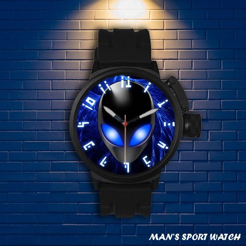 Brand New Aliens Face With Krytonite Numeric Symbol Custom Custom Man's ...